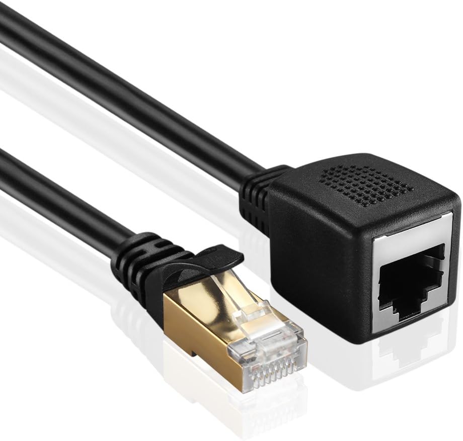 TNP Ethernet Cable Extender Extension Cable Adapter (20 inch) – Cat6 ...
