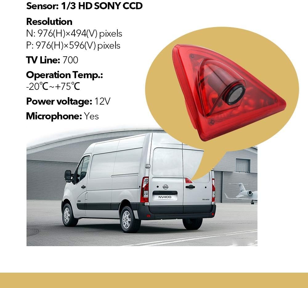 3rd Brake Light Camera Reverse Camera Replacement Roof top mount brake ...