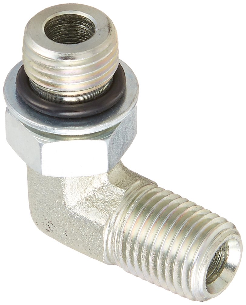 3/8 Male Adjustable O-Ring Boss x 3/8 Female NPTF Swivel Brennan Industries 6901-06-06-NWO-FG ...