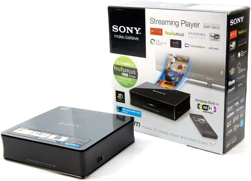 Amazon.com: Sony Streaming Network Media Player SMP-NX20: Electronics
