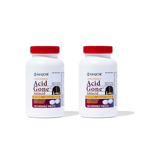 Major Acid Gone Extra Strength Antacid Chewable Tablets - Anti-Acid ...