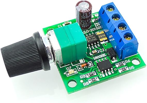 Amazon.co.jp： Taidacent 可変 速度 スイッチ 電動 機 用 3v-15v pwm dc モータ コントローラ pwm モータ 制御 2個: DIY・工具・ガーデン
