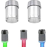 Amazon.com: 3-Color Temperature Sensitive Gradient LED Water Faucet ...
