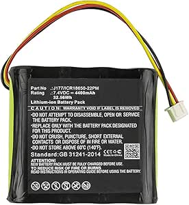 Amazon.com: MPF Products 4400mAh J177/ICR18650-22PM, AE18650CM1-22-2P2S ...