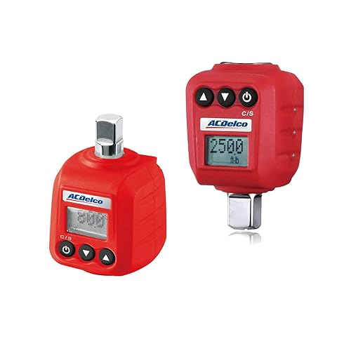 ACDelco ARM602-34A 3/8” & ½” Heavy Duty Digital Torque Adapter Combo ...
