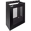NavePoint 4U Server Rack, Vertical/Horizontal Wall Mountable Rack with ...
