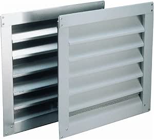 Air Vent #81104 12x12 Aluminum Louver Vent - Louvered Vent Cover ...