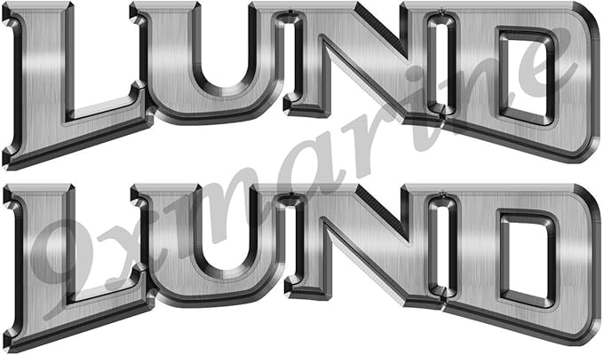Amazon.com: Two 15" Lund Vinyl Decals/Stickers. Die-Cut Ready (NOT OEM ...