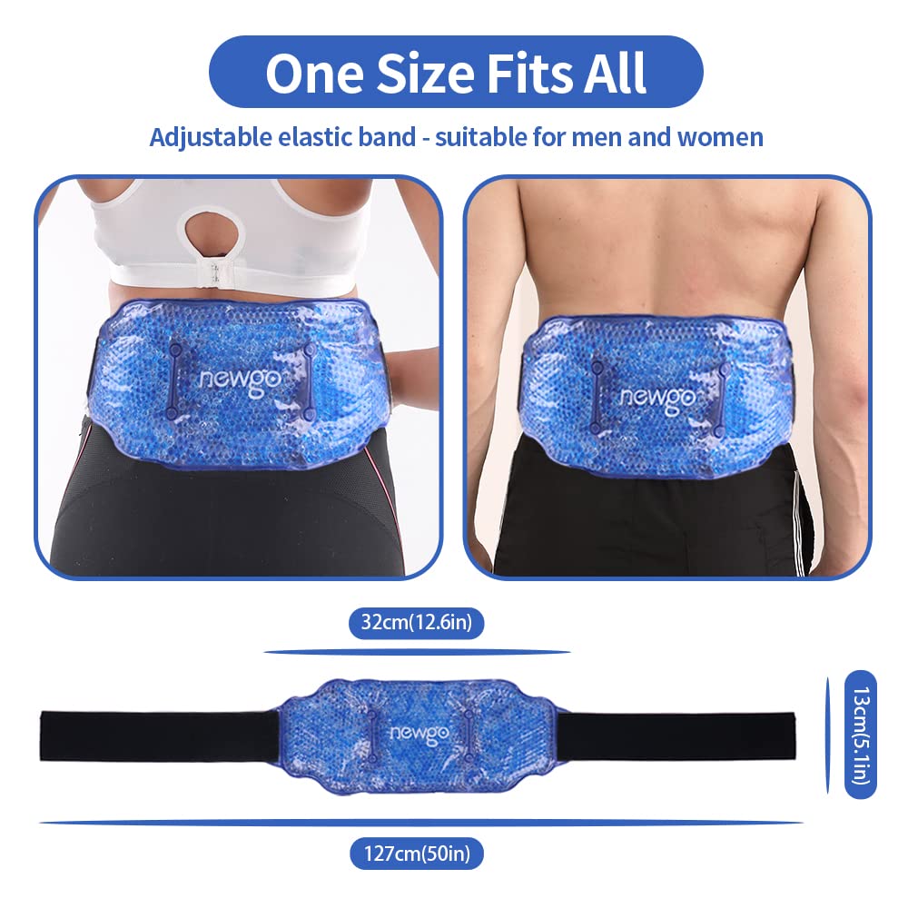 Mua NEWGO Ice Pack for Back Pain Relief, Hot or Cold Ice Packs for ...