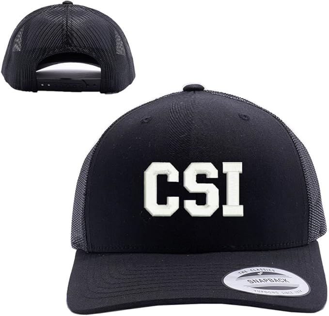 Amazon.com: ***CSI*** CRIME SCENE INVESTIGATION MESH TRUCKER SNAP ...