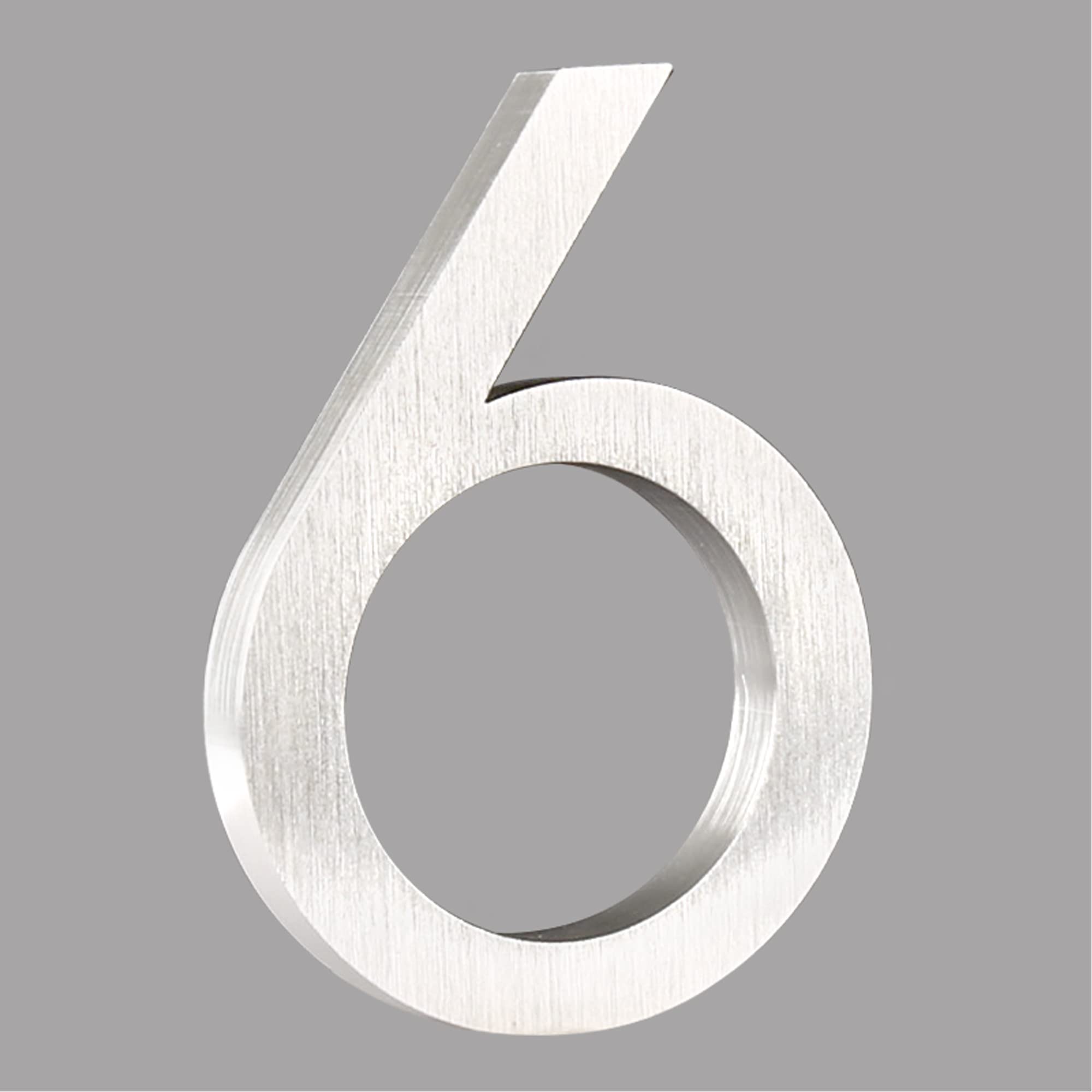 HASWARE Floating House Number 4 inch Stylish Door Numbers Alphabet ...