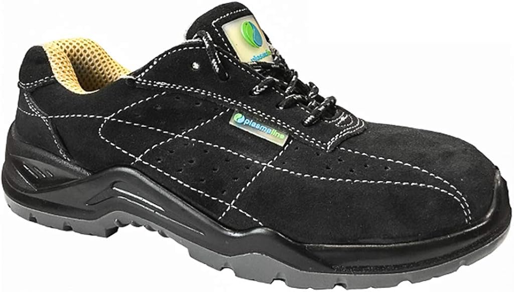 PESSO Safety Shoes Plasmaline BSZ S1P SRC Split Suede Leather: Amazon ...
