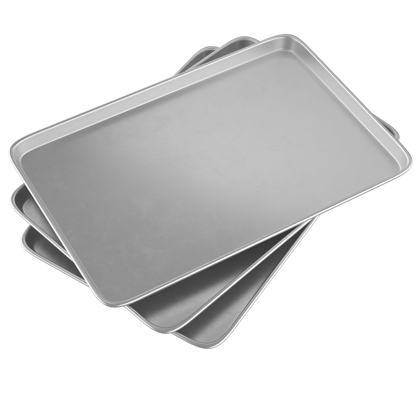 CROSSON 16× 24 Inch Cookie Sheet Pans Set of 3-Baking Tray Jelly Roll ...