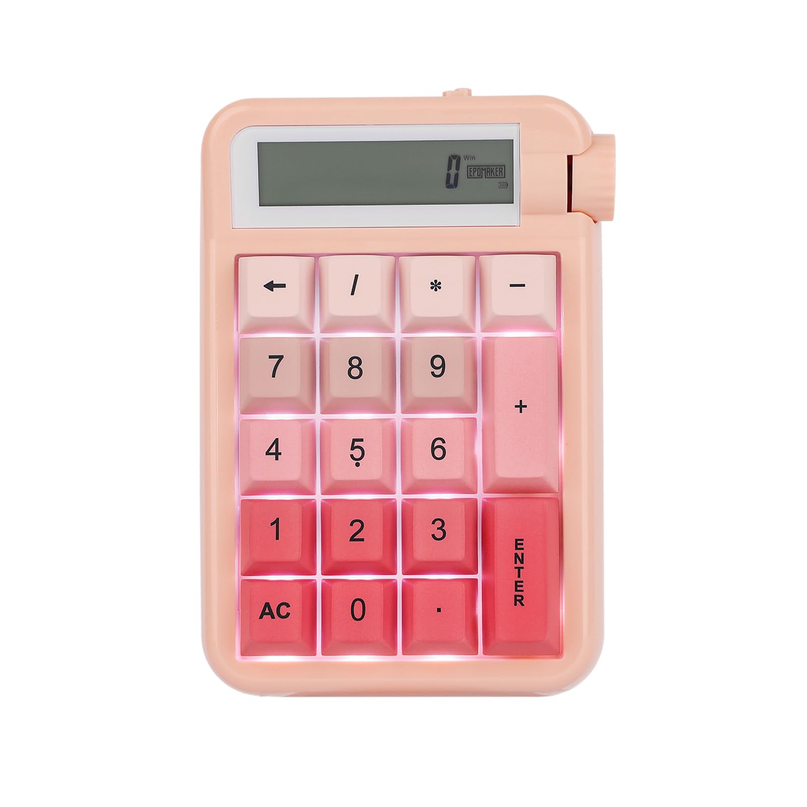 EPOMAKER Cypher 21 Wireless Mechanical Number Pad, 18 Keys Numeric ...