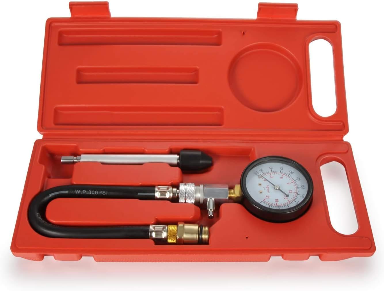 DHA Petrol Engine Compression Tester Kit Pressure Gauge Set – BigaMart