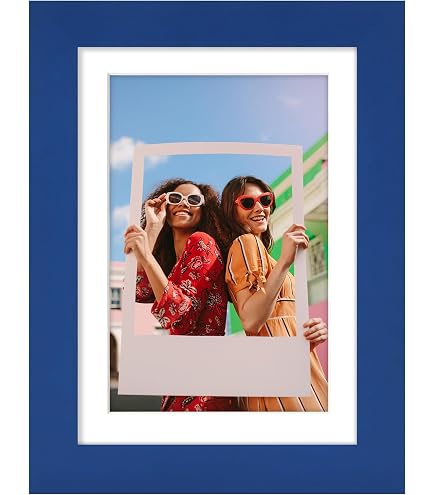 Shock Absorption Straps 3-Pack Printed Acrylic Picture Frames 6x8 With ...