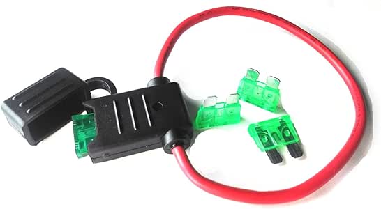 Amazon.com : 30 Amp Inline Fuse and Holder : Garden & Outdoor