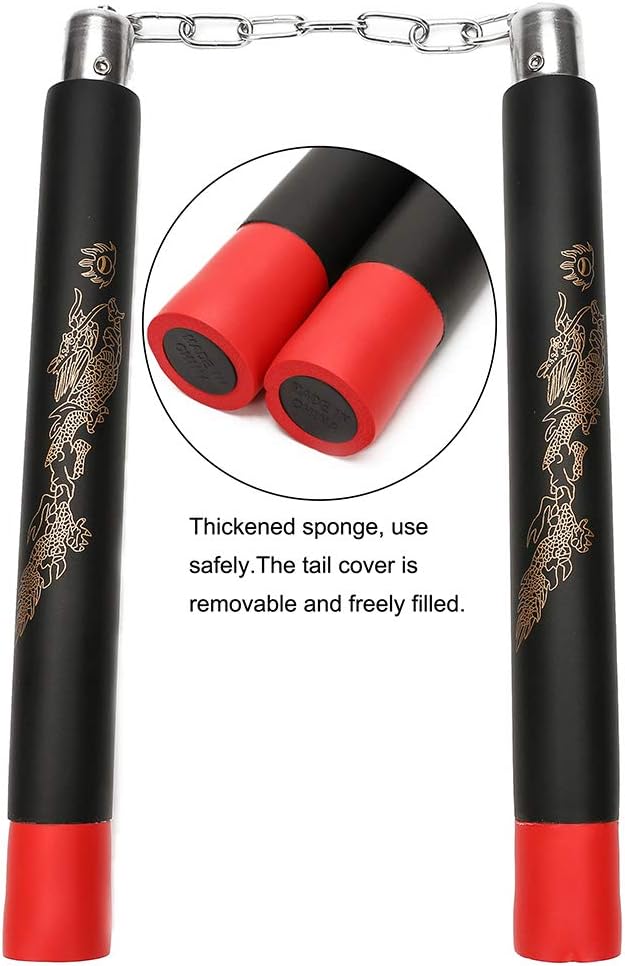 Ciaopangor Nunchuck,Practice Foam Nunchucks,Portable Training Nunchaku ...