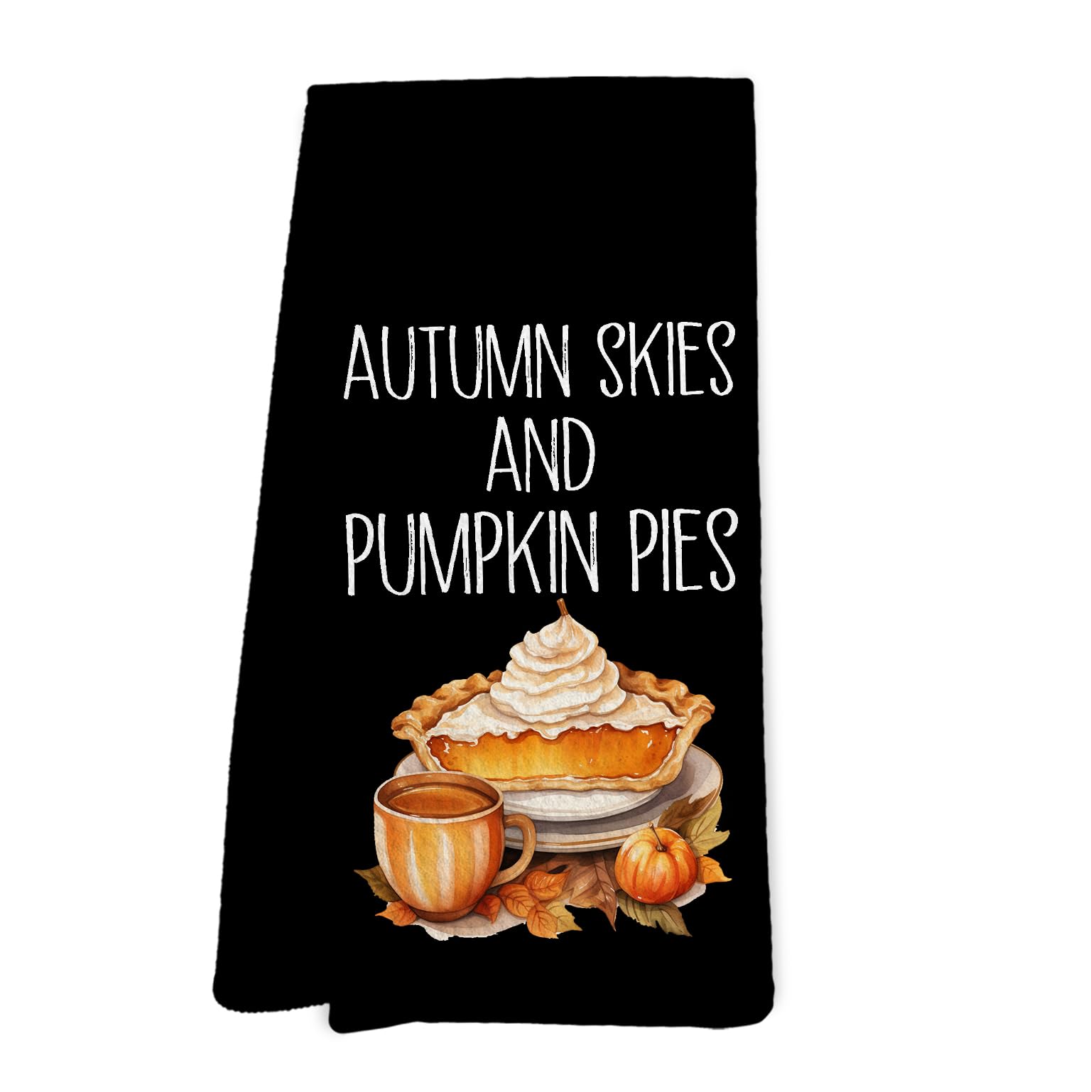 Yorhifa Fall Pumpkin Kitchen Towels,Autumn Harvest Hand Towel Tea ...