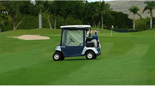 Amazon.com : Golf Shield Golf Cart Enclosure (Clear/Navy, SIDES ONLY ...