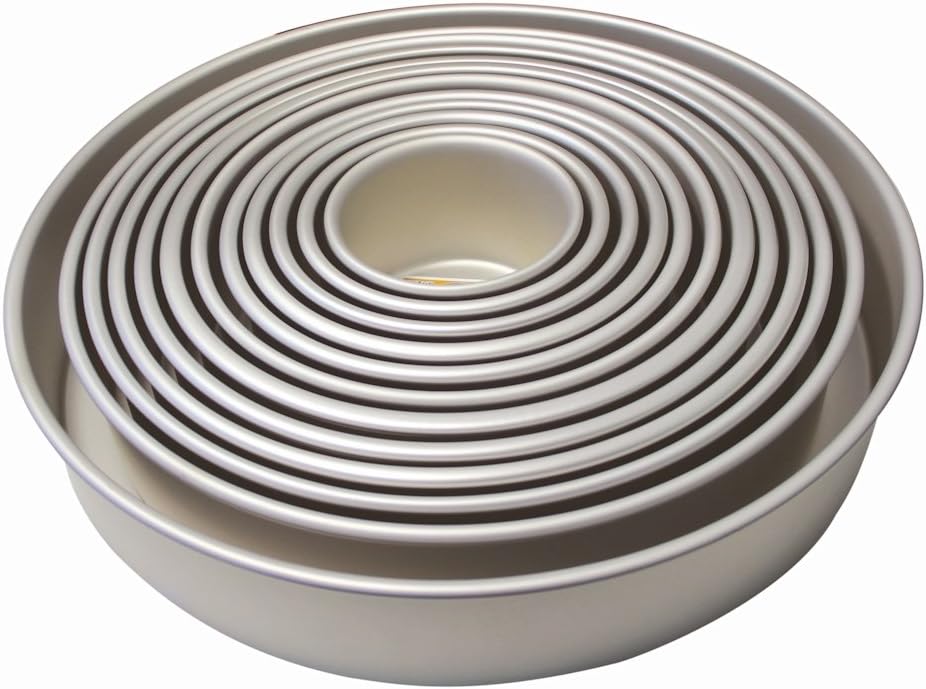 PME Seamless Professional 11" Round Cake Pan/Tin 3" Deep: Amazon.co.uk ...