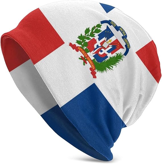 Amazon.com: Dominican Republic Flag Adult Knit Hat Casual Fashion Warm ...