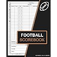 Football Scorebook: American Football Game Stats Tracker | Football ...