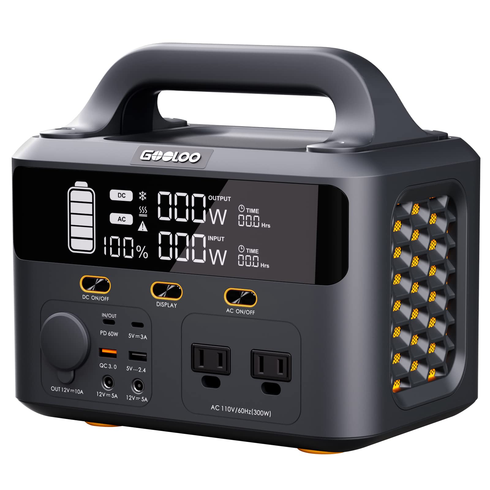 Mua GOOLOO GTX300 Power Station, 300Wh Portable Power Station, Outdoor ...