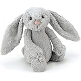 Amazon.com: Jellycat Bashful Lilac Bunny Stuffed Animal, Medium, 12 inches : Toys & Games