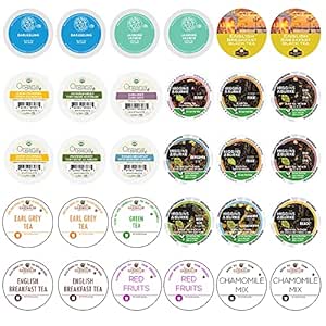 Amazon.com : Tea Pods Variety Pack, Assorted Green Tea, Black Tea ...