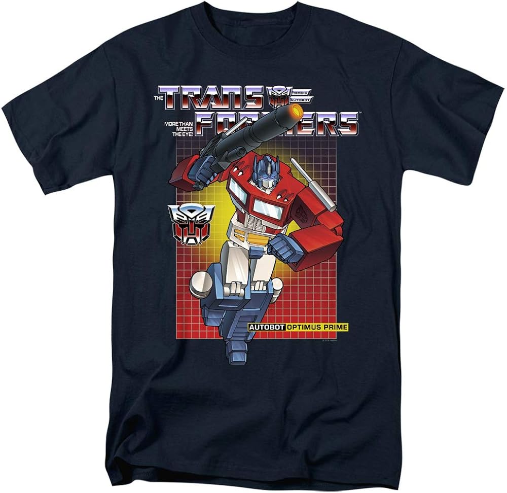A&E Designs Transformers T-Shirt Optimus Prime Navy Tee: Amazon.ca ...