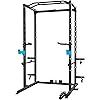 ULTRA FUEGO Power Cage, Multi-Functional Power Rack with J-Hooks, Dip ...