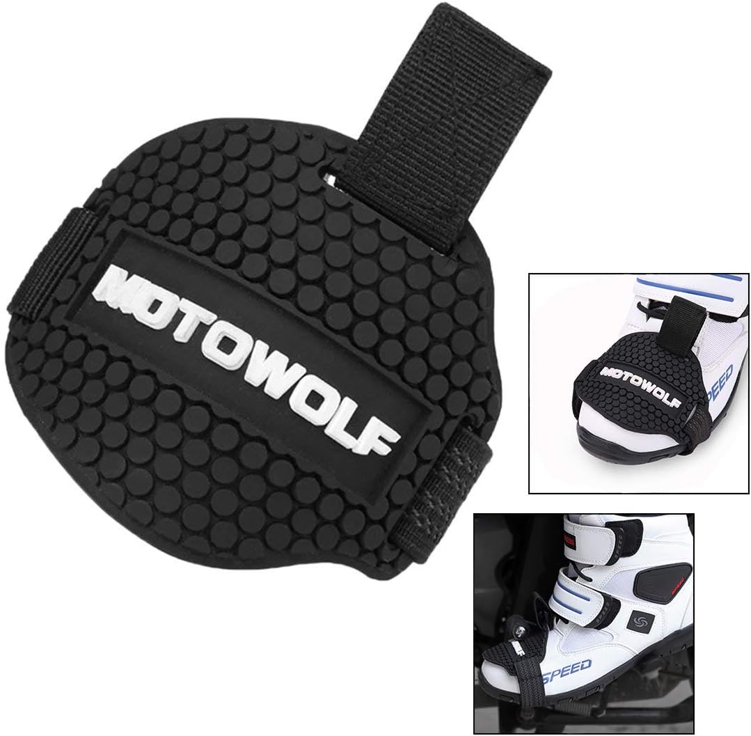 Xrten Motorcycle Gear Shift Pad Shoes Boots Protector, Rubber Gear ...
