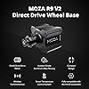 MOZA R9 V3 Direct Drive Servo Motor Sim Racing Wheel Base, 9Nm FFB ...