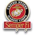 Amazon.com - Sticky Expressions | Semper Fi Sticker - Strong Adhesive ...