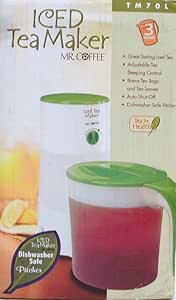 Amazon.com: Mr. Coffee TM70 3-Quart Iced Tea Maker w/ Steeping Control ...