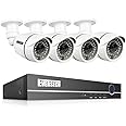 Amazon.com : Eversecu 4 Channel Security Camera System 1080P DVR and (4 ...