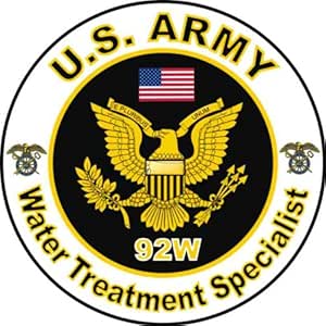 Amazon.com: United States Army MOS 92W Water Treatment Specialist Decal ...