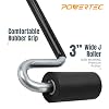 POWERTEC 12" Long Handle J Roller, 1-1/2 Inch Diameter, 3 Inch Wide ...
