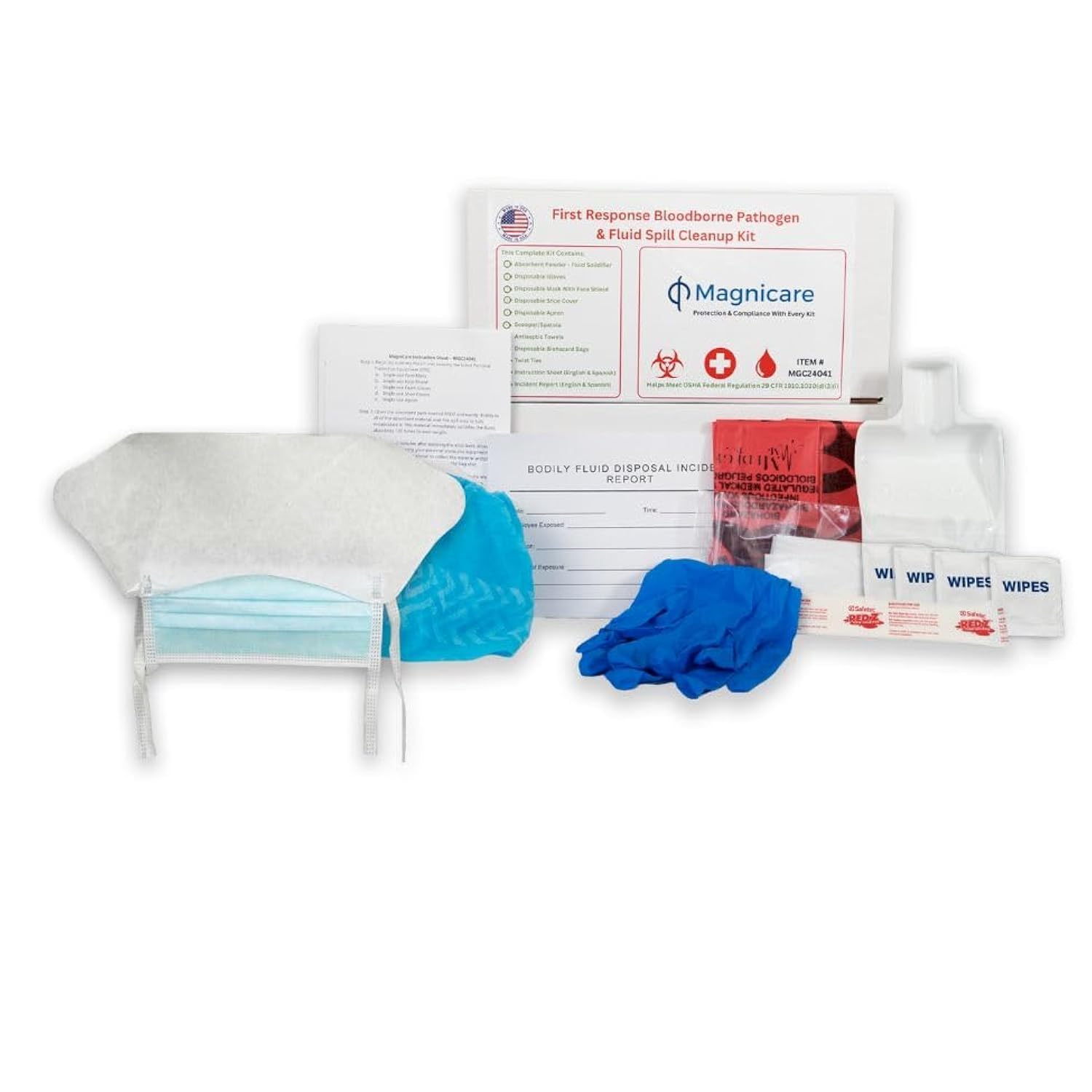 Mua Bloodborne Pathogen & Vomit Cleanup Kit - Be OSHA Compliant ...