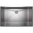 Rohl RSS3018SB 30-Inch Kitchen Sink with Tangent Edge, Brushed - Amazon.com