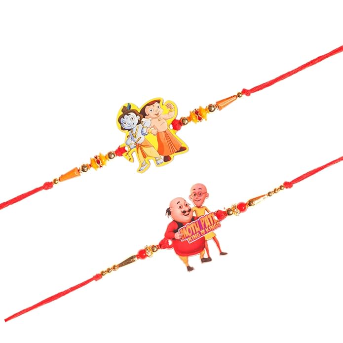 SG Creations Pack of 2 Cartoon Character Rakhi for Kids : Amazon.in ...