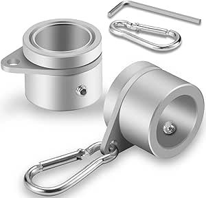 Amazon.com : BONWIN 1.25" Flag Pole Rings, 2 Pcs Anti Wrap Flag Pole ...