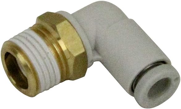 Amazon | SK11 ワンタッチ管継手 エルボユニオン 4mmホース用 R1/8 KQ2L04-01AS | DIY・工具・ガーデン