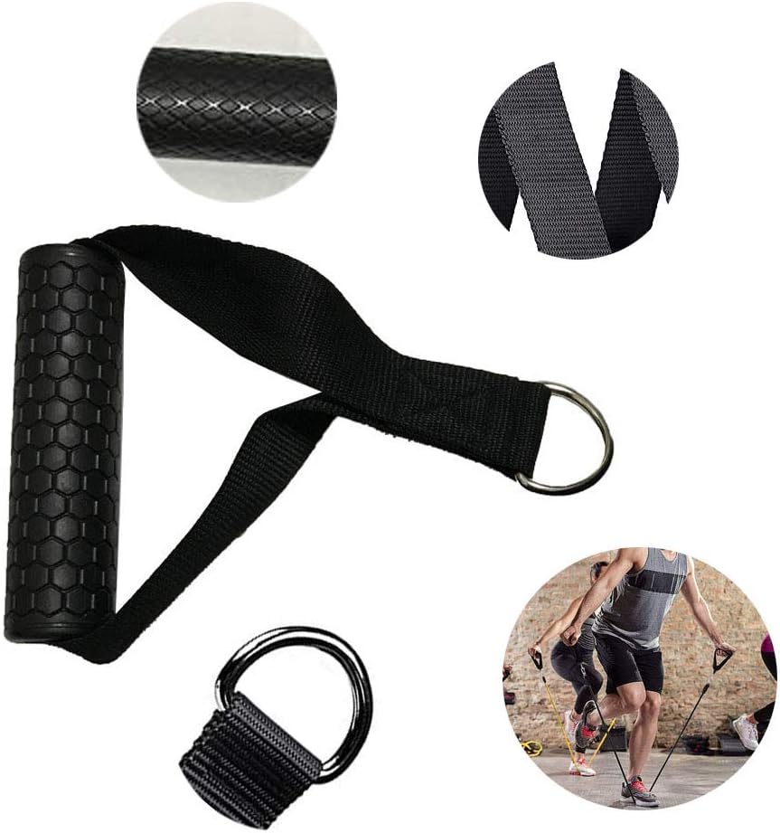 2 Pieces Heavy Duty Exercise Handles, Resistance Exercise Band Handles ...