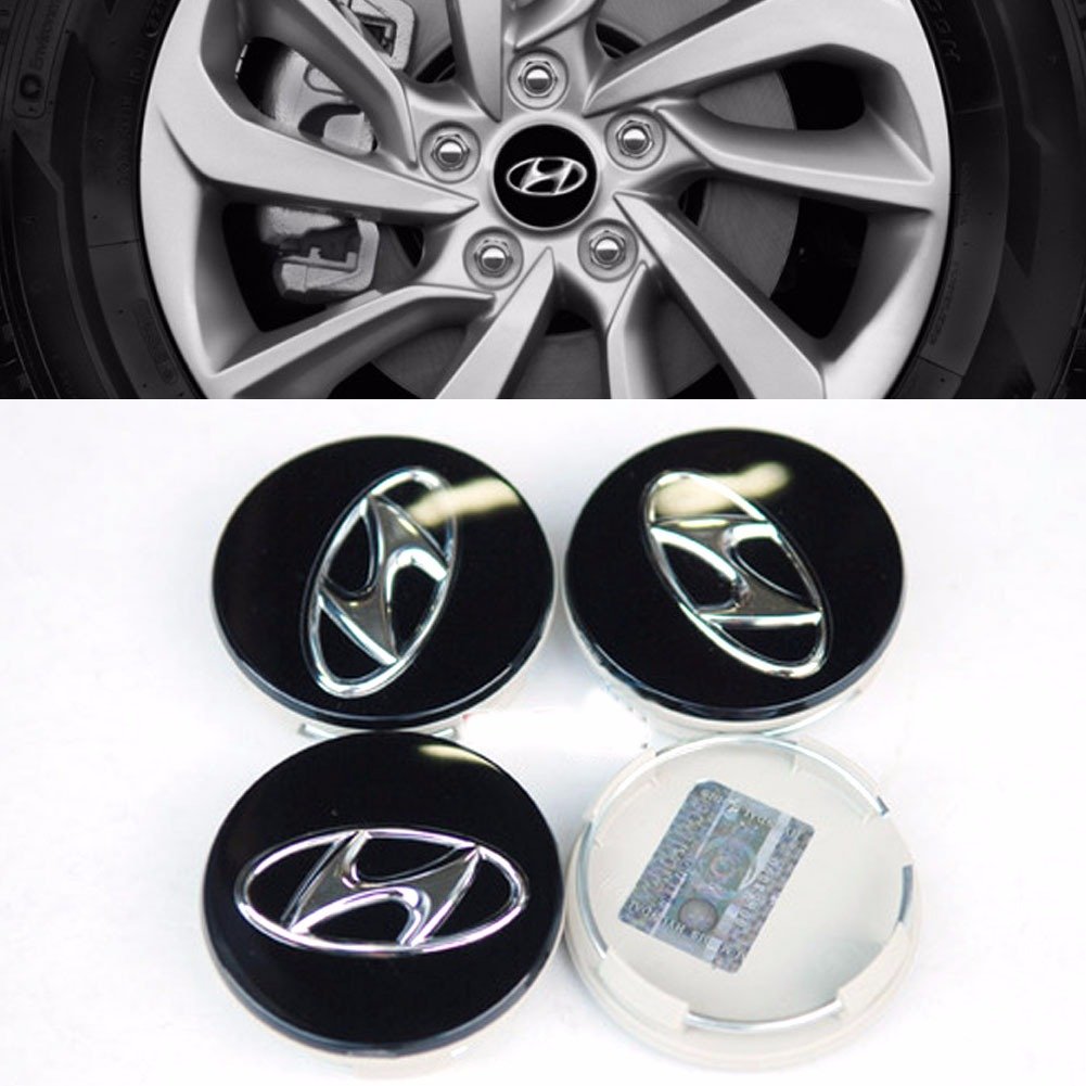HYUNDAI Center Wheel Hub Cap Set 4PCS 2010-2015 Tucson Sonata OEM Parts ...