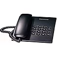 Panasonic Teléfono analógico kX-TS500, alámbrico, básico, unilinea, sin Memoria, para Escritorio ...