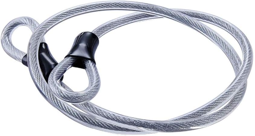 Stainless Steel Safety Cable, Double Loop Braided Steel Cable Flexible ...