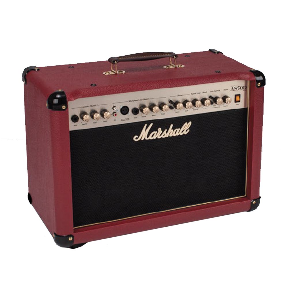 Marshall AS50DR Oxblood Acoustic Amplifier: Amazon.co.uk: Musical ...