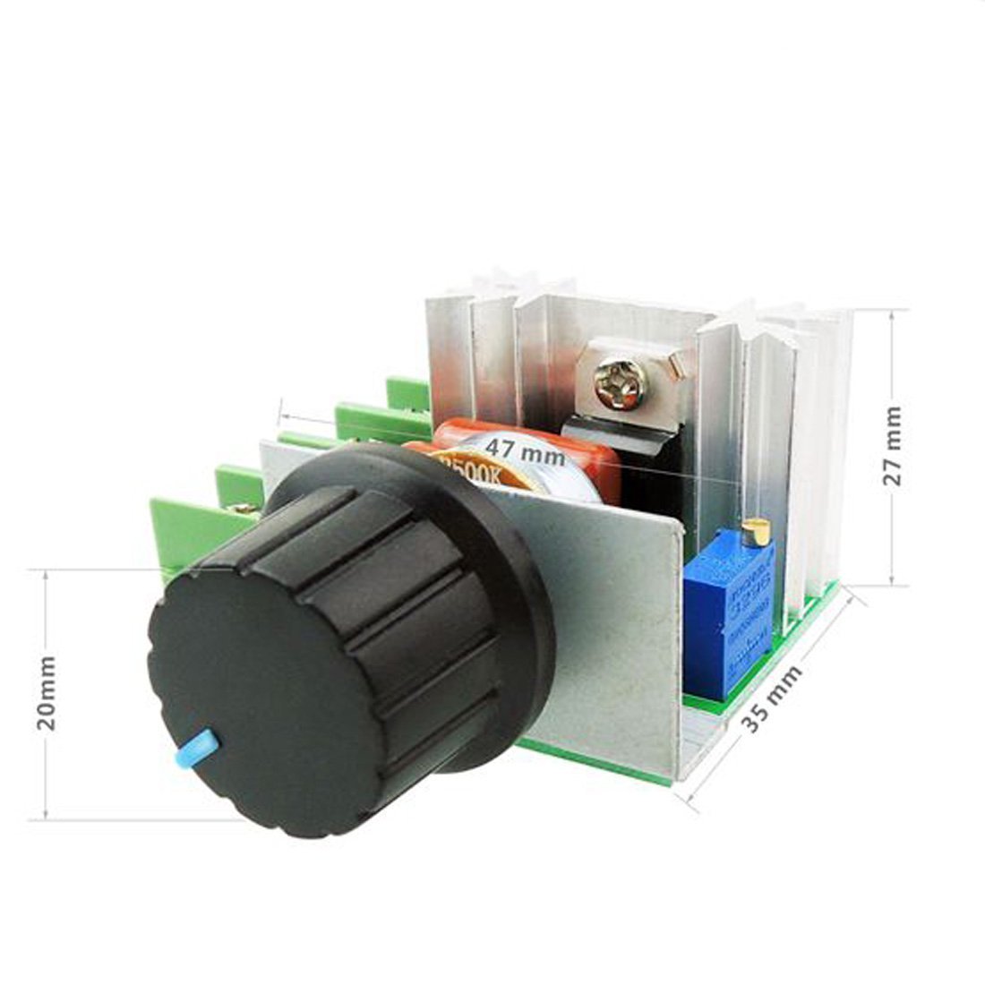 Controls & Indicators HiLetgo 2000W PWM AC Motor Speed Control Module ...